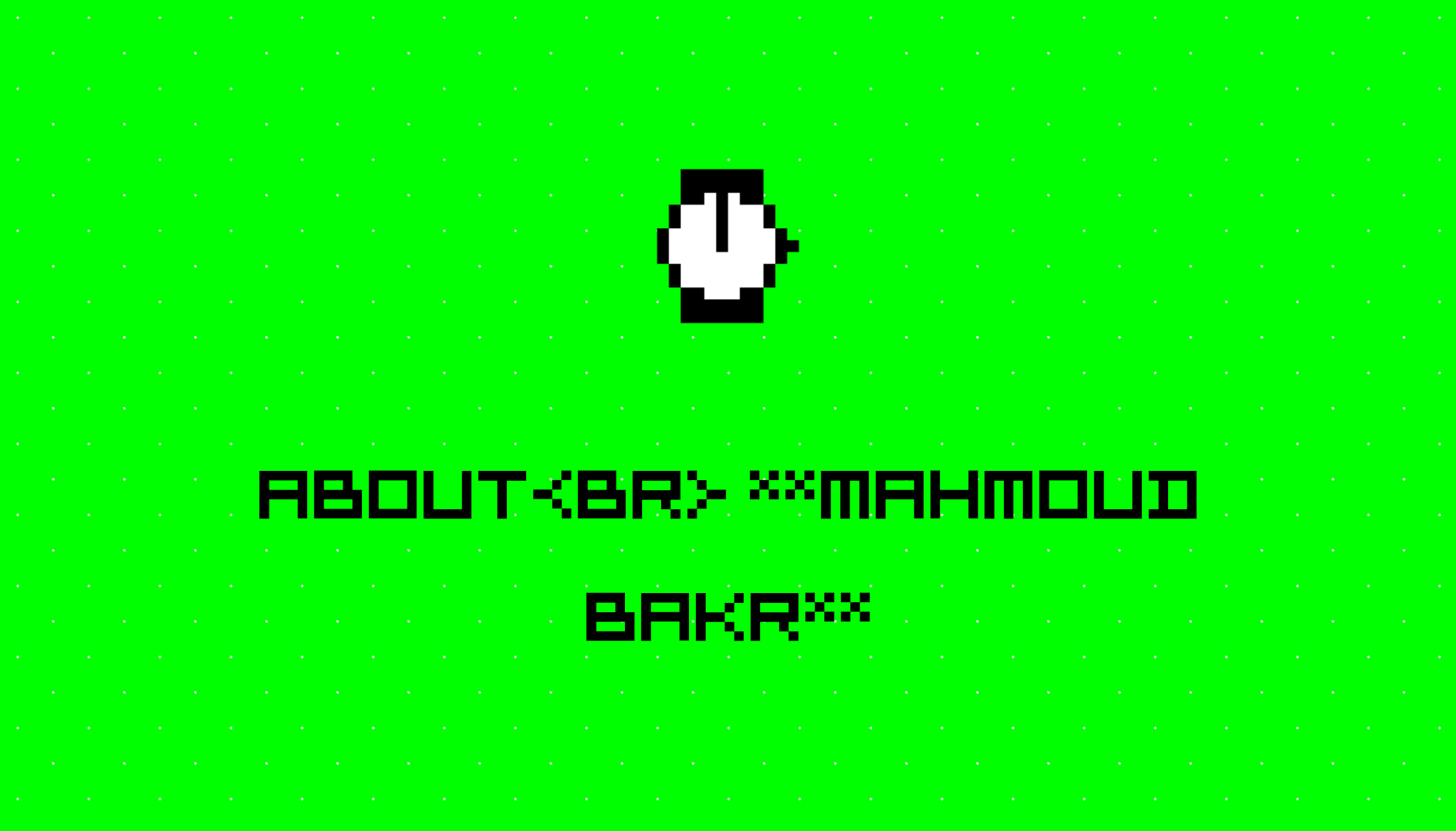 About Mahmoud Bakr on HackerNoon